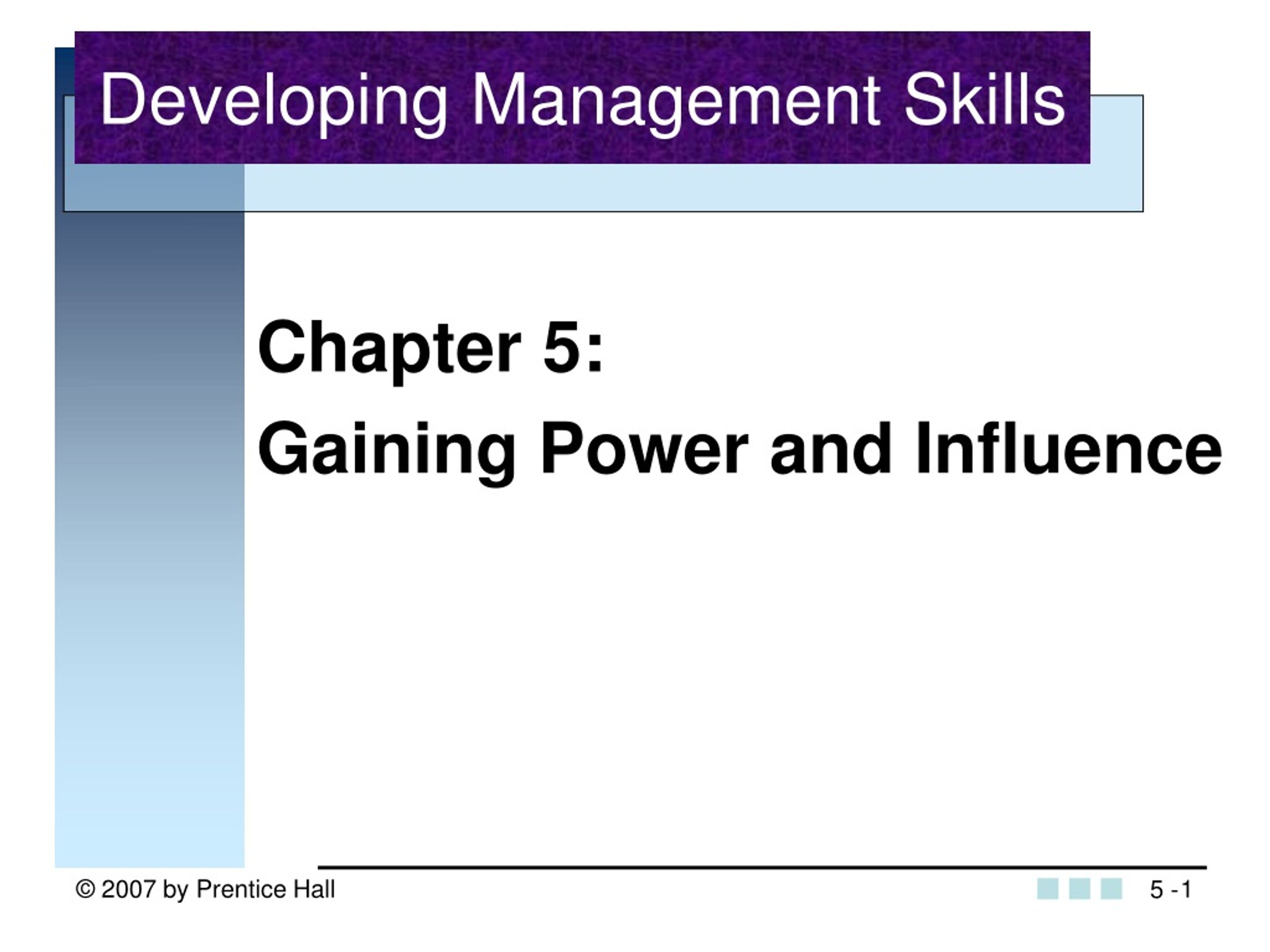 PPT - Mastering Power and Influence in Management PowerPoint ...