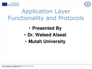PPT - Application Layer Functionality and Protocols PowerPoint Presentation - ID:655194
