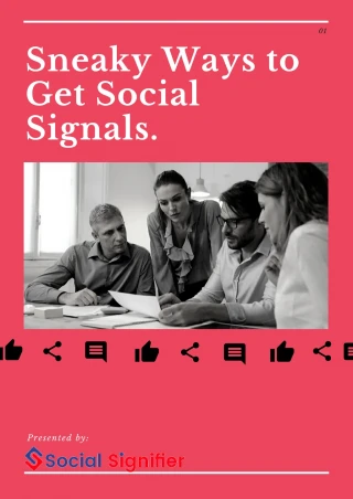 PPT - Introduction to social signals insider PowerPoint Presentation ...