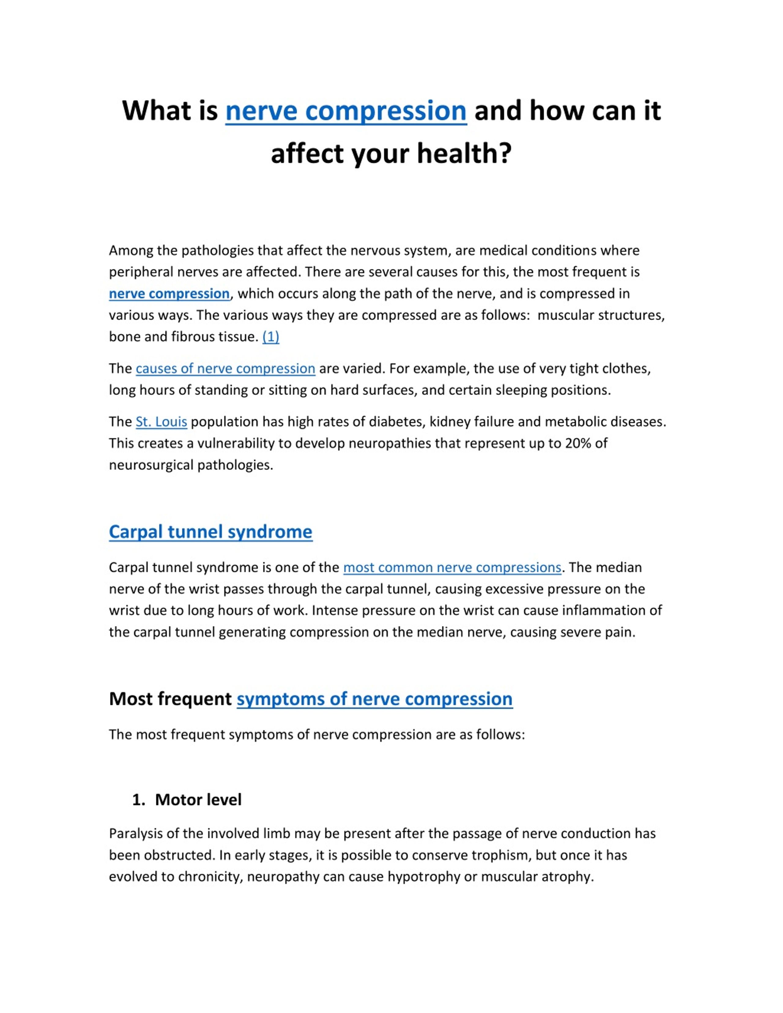 PPT - What is nerve compression and how can it affect your health ...