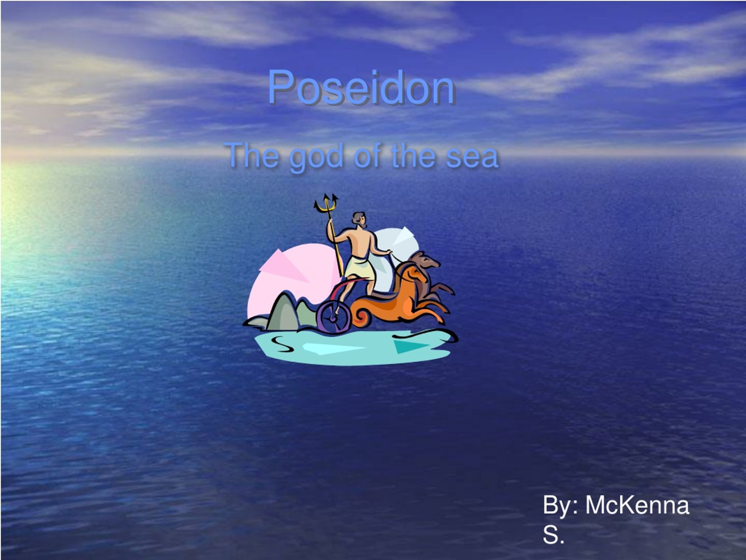 PPT - Poseidon: God of the Sea and Earthquakes PowerPoint Presentation ...
