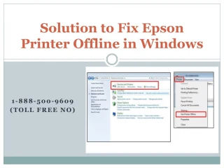 PPT - Easy Steps to Fix Epson Printer Driver Issues in Windows 10 ...