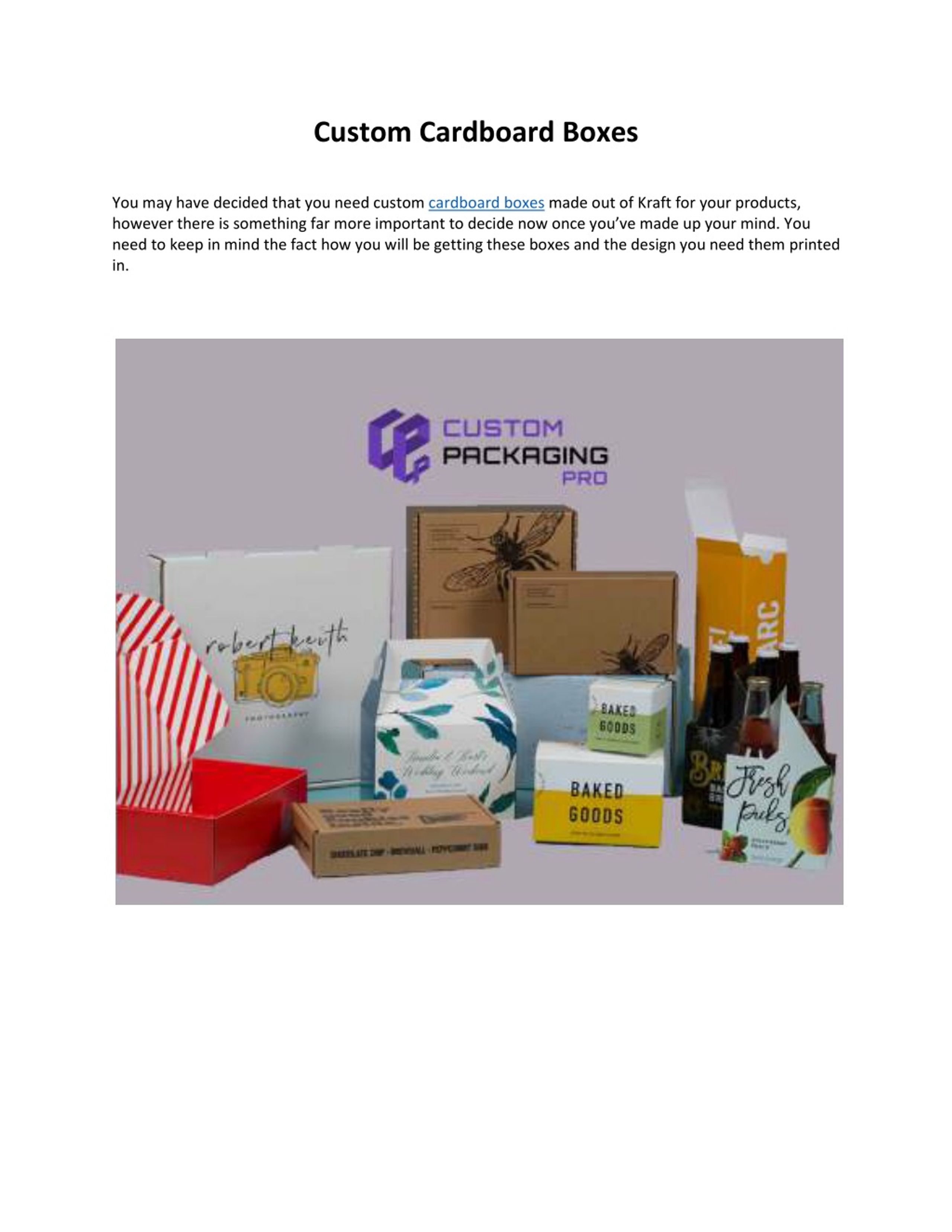 PPT - Custom Cardboard Boxes PowerPoint Presentation, free download ...