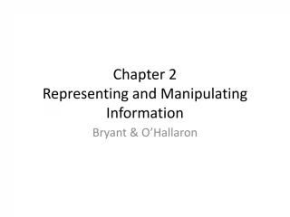 PPT - Manipulating Information (2) Arithmetic Operations PowerPoint Presentation - ID:6158260