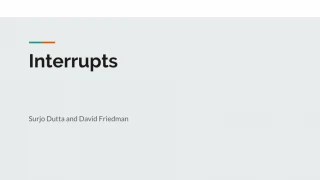 PPT - Introduction to Interrupts PowerPoint Presentation, free download ...