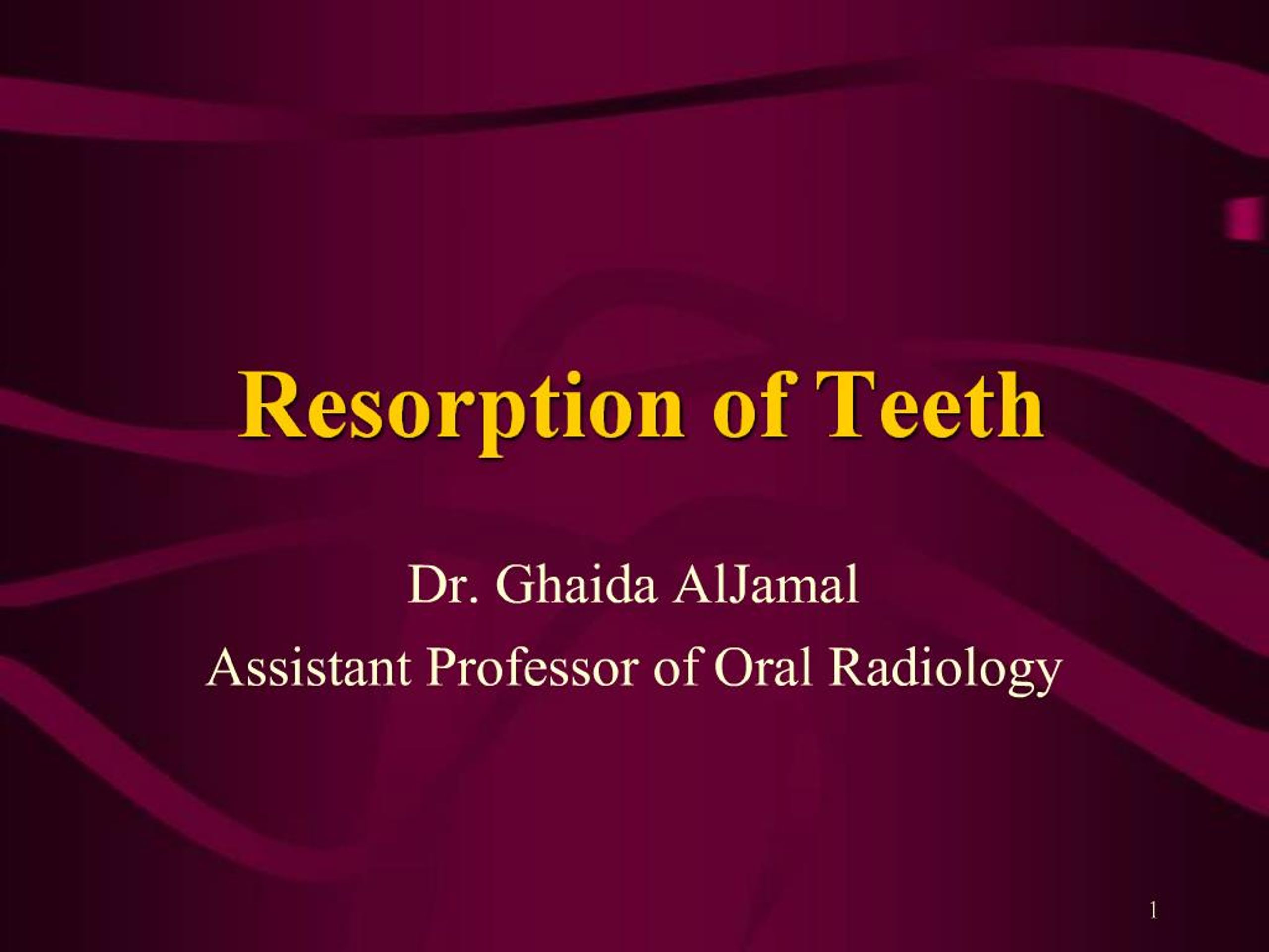 PPT - Resorption of Teeth PowerPoint Presentation, free download - ID ...