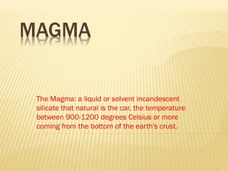 PPT - Magma Types Based on Chemistry PowerPoint Presentation, free ...