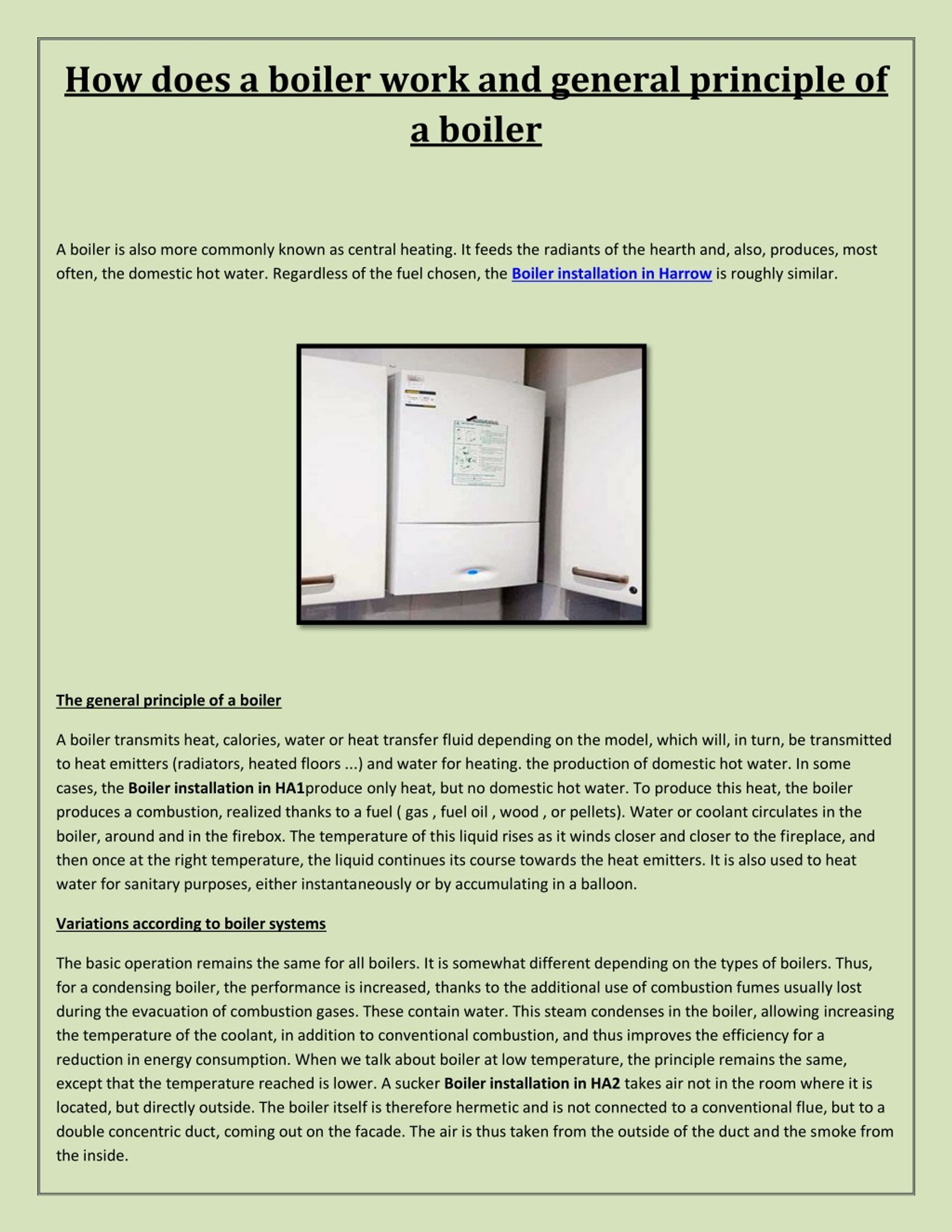 PPT - How does a boiler work and general principle of a boiler ...