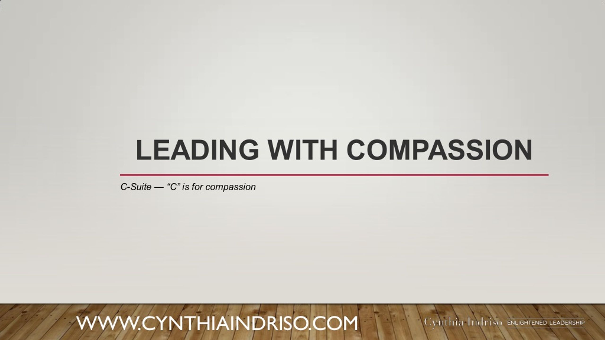 PPT - LEADING WITH COMPASSION PowerPoint Presentation, free download ...