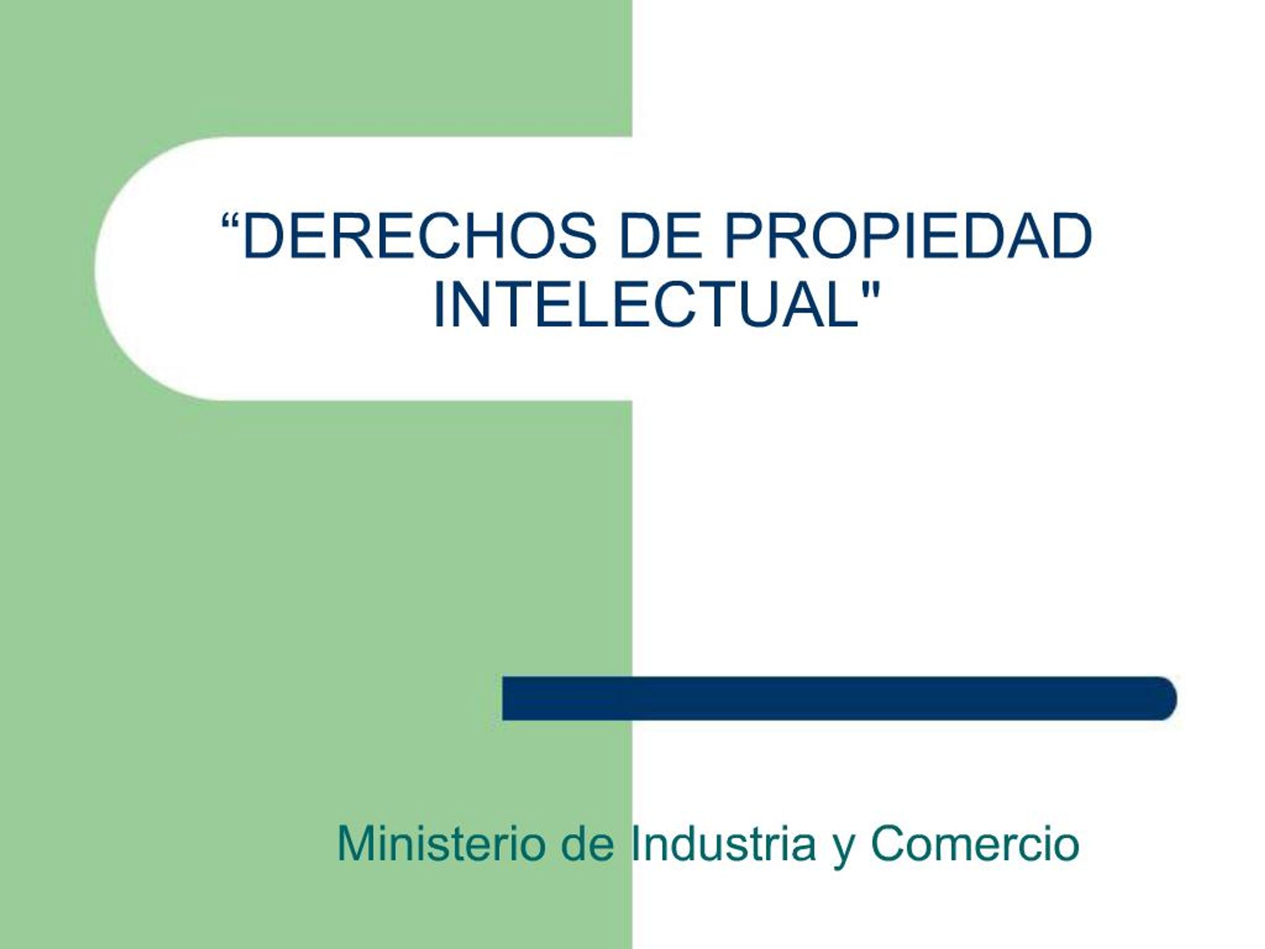 PPT - DERECHOS DE PROPIEDAD INTELECTUAL PowerPoint Presentation, free ...