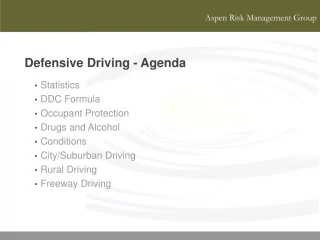 PPT - Defensive Driving PowerPoint Presentation, free download - ID:4920988