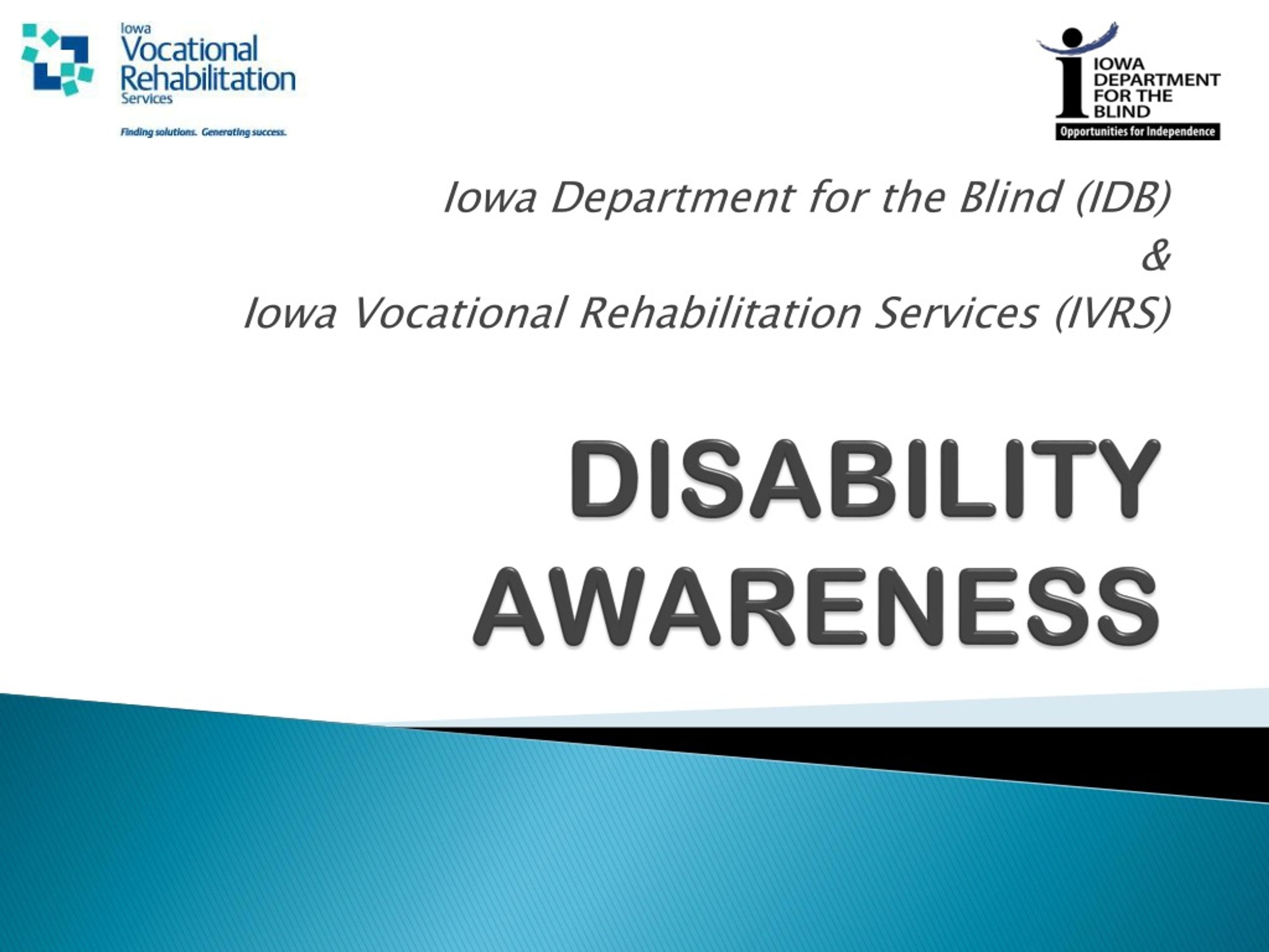 PPT - Disability Awareness & ADA Guidelines - Learn, Educate ...