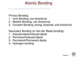PPT - Atomic Structure and Bonding in Materials PowerPoint Presentation ...