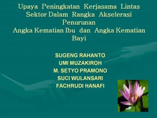 PPT - MANFAAT STIKER P4K DALAM RANGKA PENURUNAN AKI DAN AKB PowerPoint ...