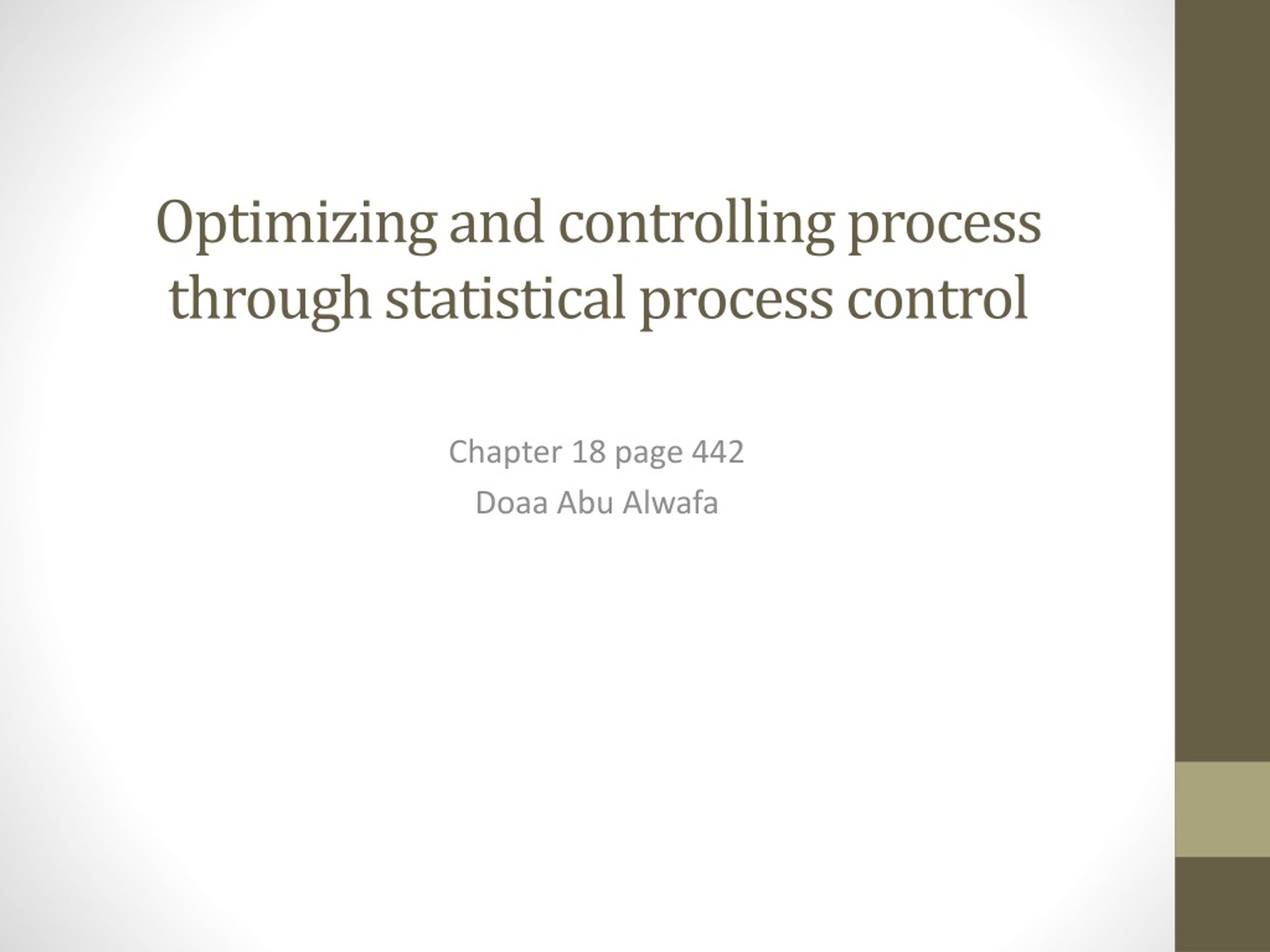 PPT - Enhancing Processes with Statistical Process Control PowerPoint ...
