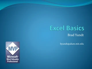 PPT - Excel Basics PowerPoint Presentation, free download - ID:6847451