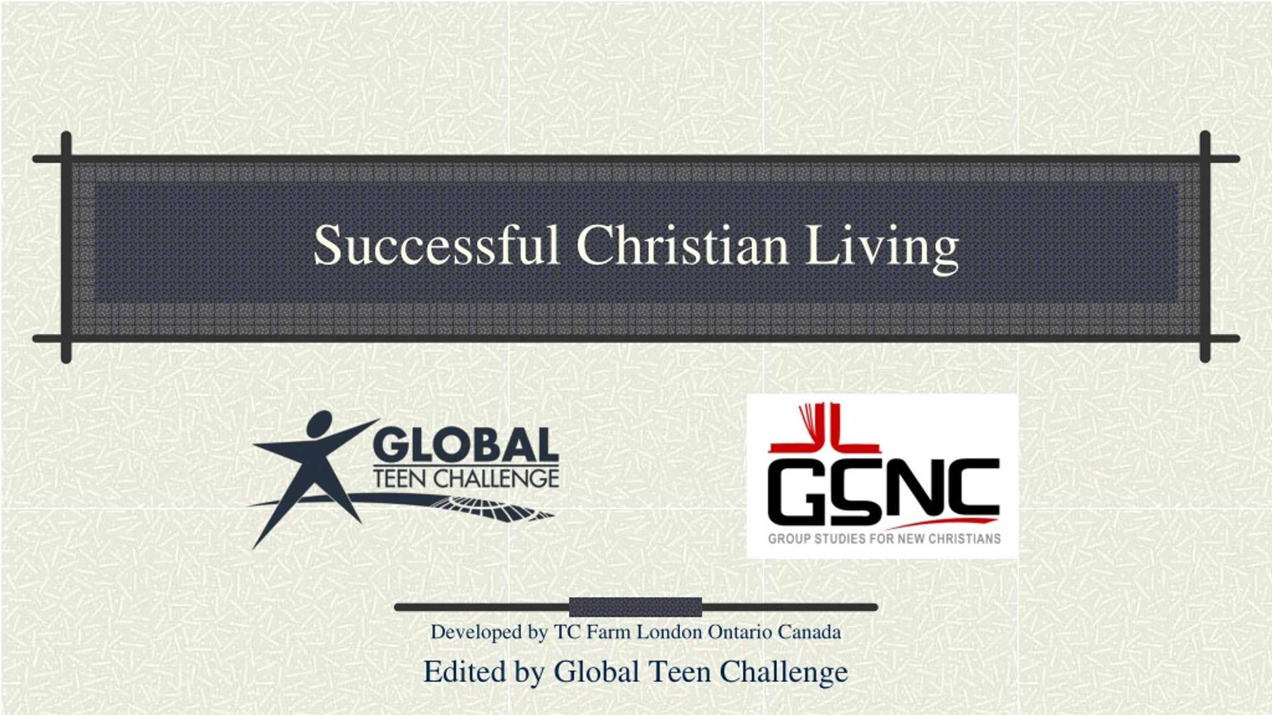 PPT - Successful Christian Living: 5th Edition Group Studies for New ...