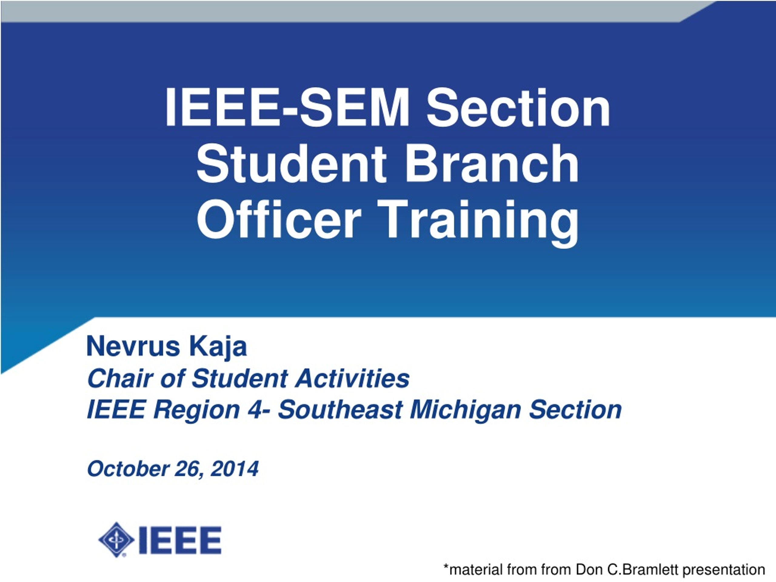 PPT - IEEE Student Branch Administration Guide PowerPoint Presentation ...