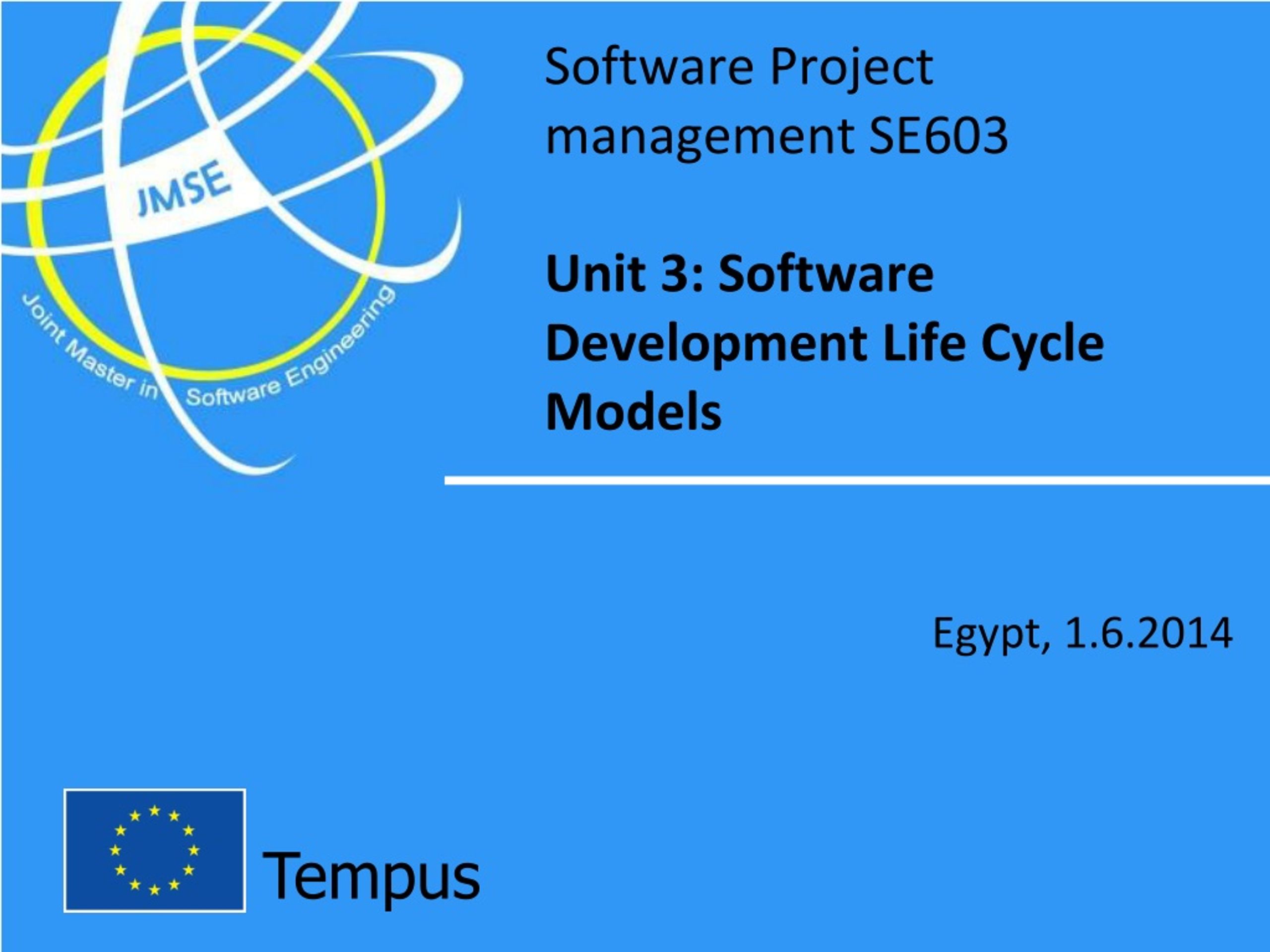 PPT - Software Project management SE603 Unit 3: Software Development ...