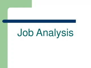 PPT - Job Analysis PowerPoint Presentation, free download - ID:392284