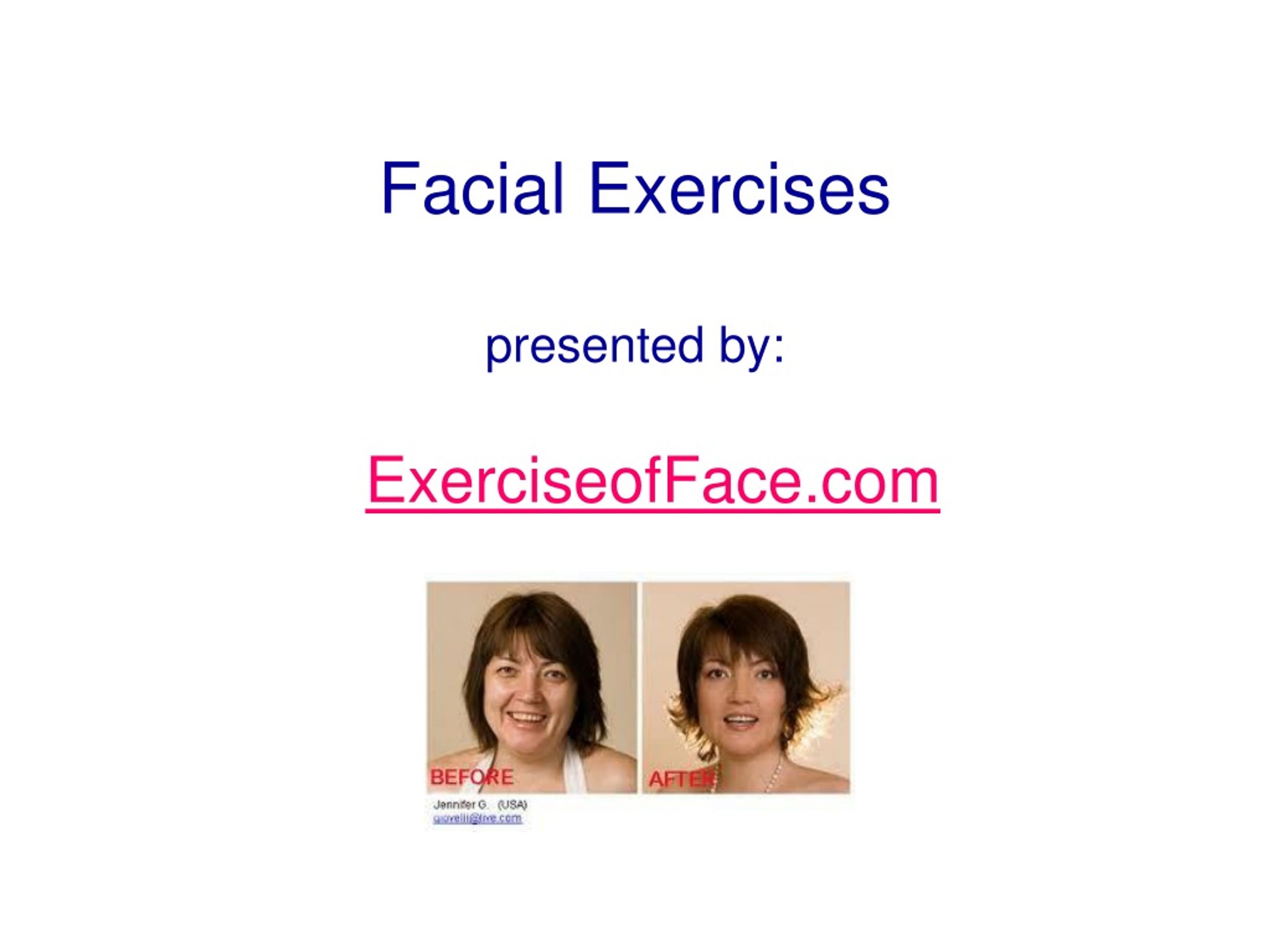 PPT - Facial Exercises PowerPoint Presentation, free download - ID:900102
