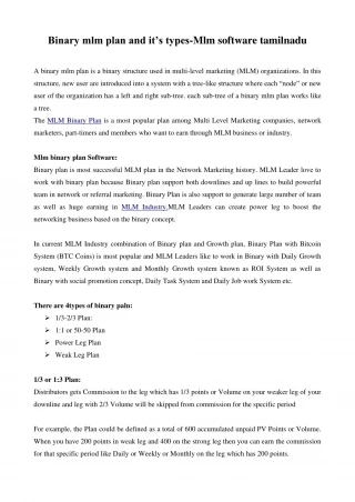 PPT - Binary MLM Plan | Binary Multi-Level Marketing Plan ecommerce PowerPoint Presentation - ID ...