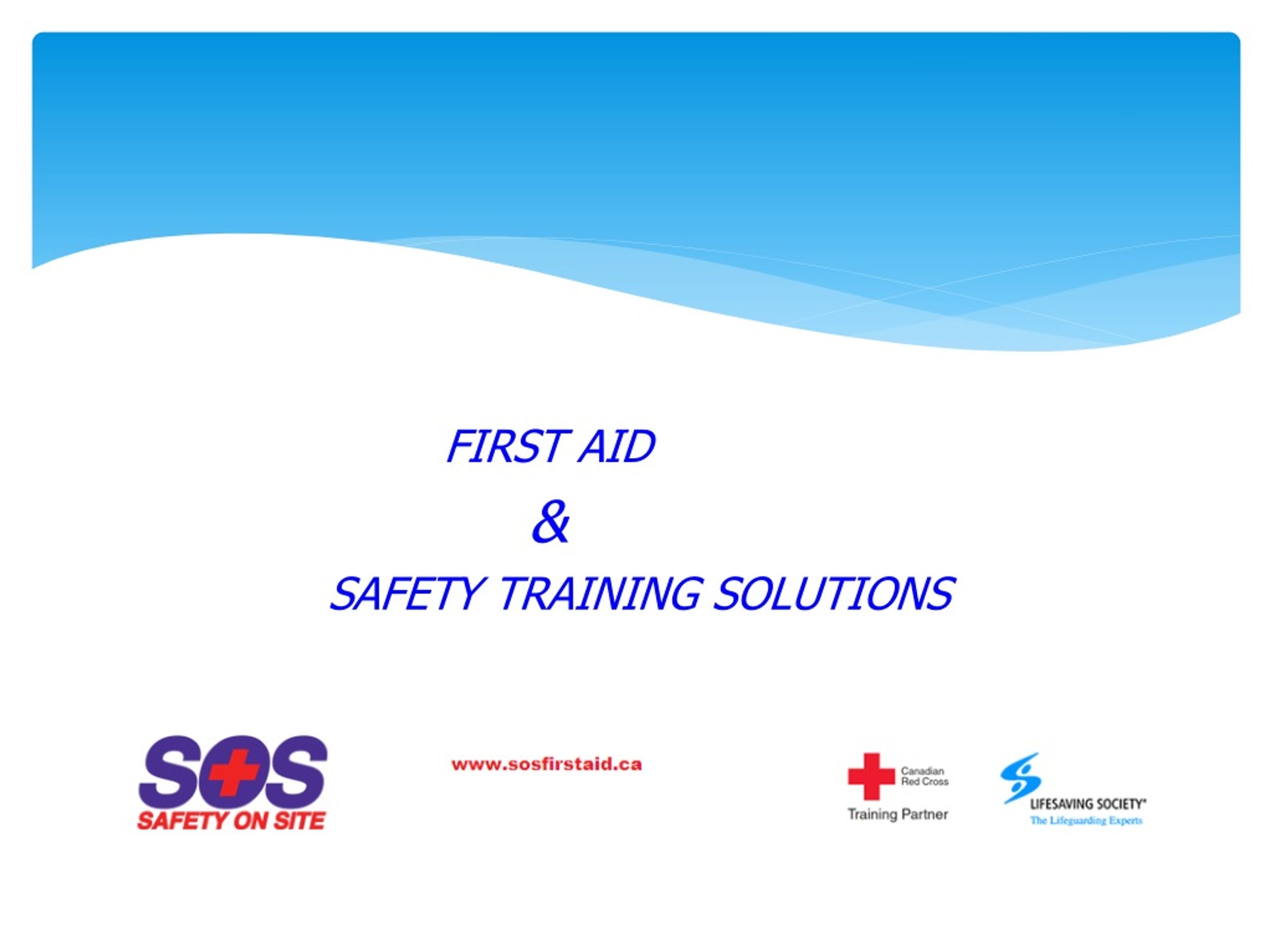PPT - First Aid & Safety Training Solutions PowerPoint Presentation ...