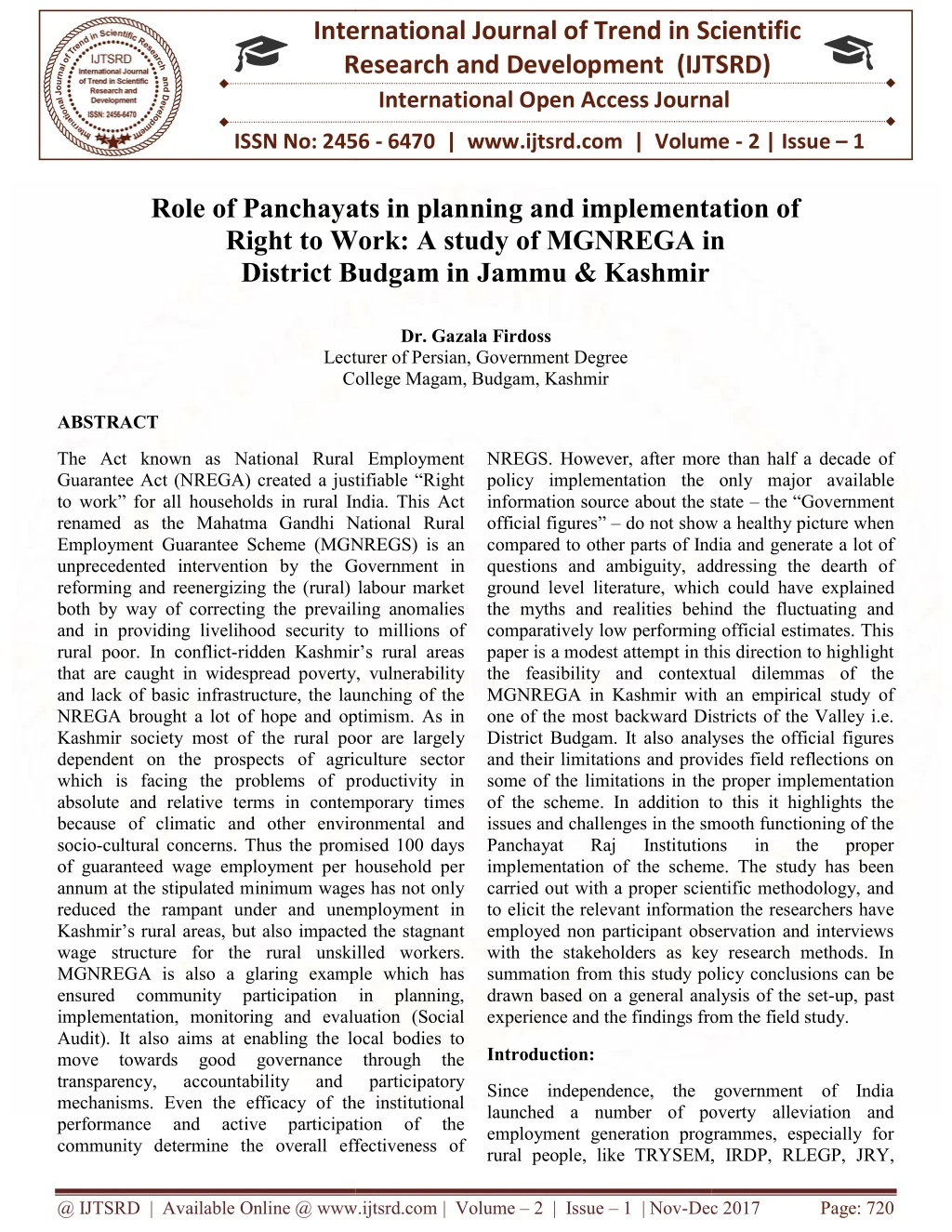 PPT - Role of Panchayats in planning and implementation of Right to ...