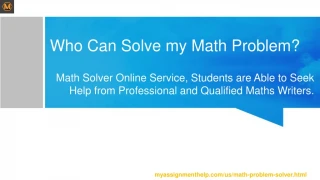 PPT - Learn How to Solve Math Problem PowerPoint Presentation, free ...