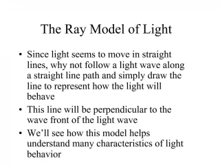 PPT - 5.1 The Ray Model of Light PowerPoint Presentation, free download ...
