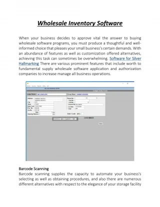PPT - wholesale inventory management software PowerPoint Presentation ...