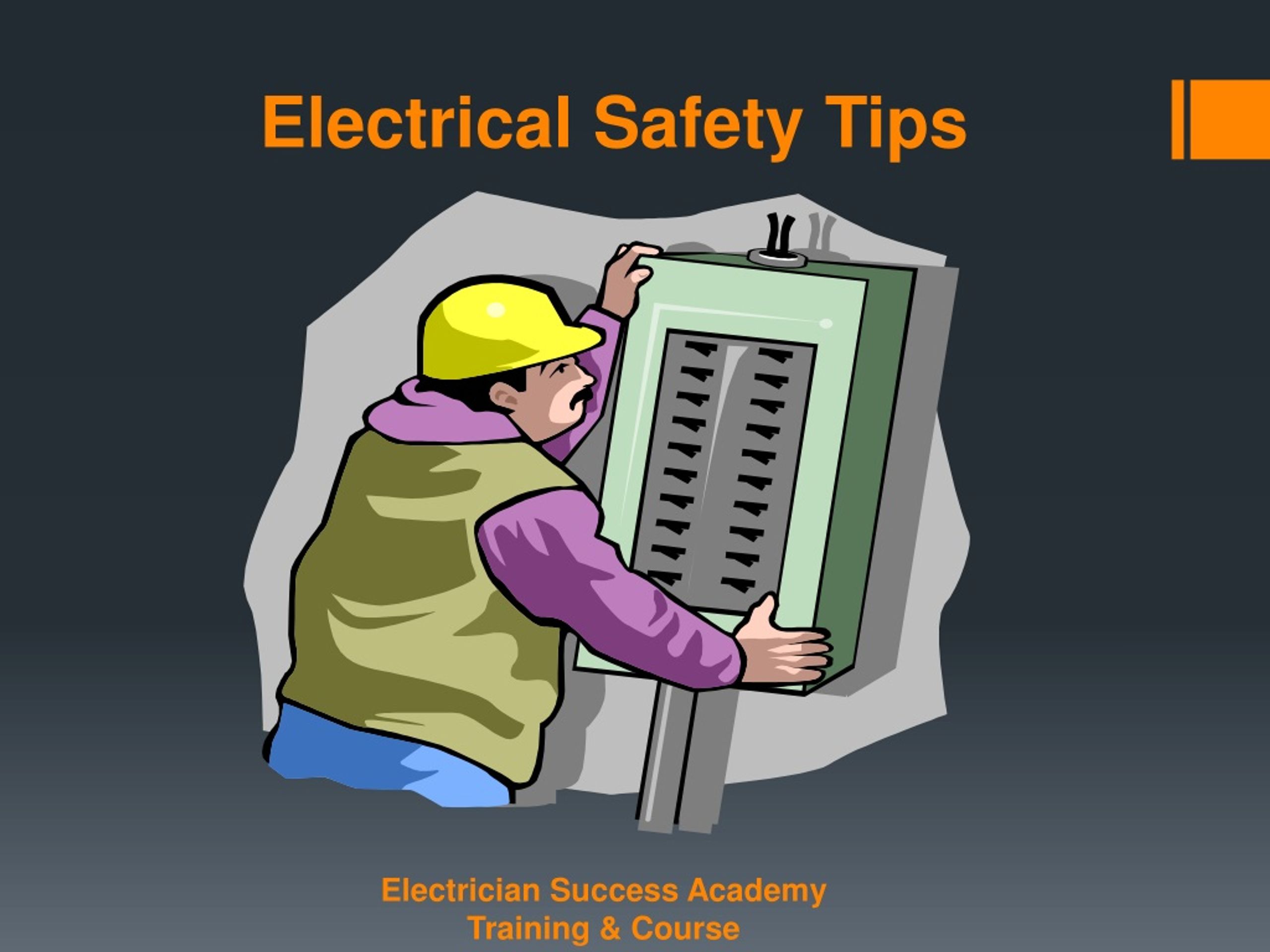 PPT - Electrical Safety Tips PowerPoint Presentation, free download ...