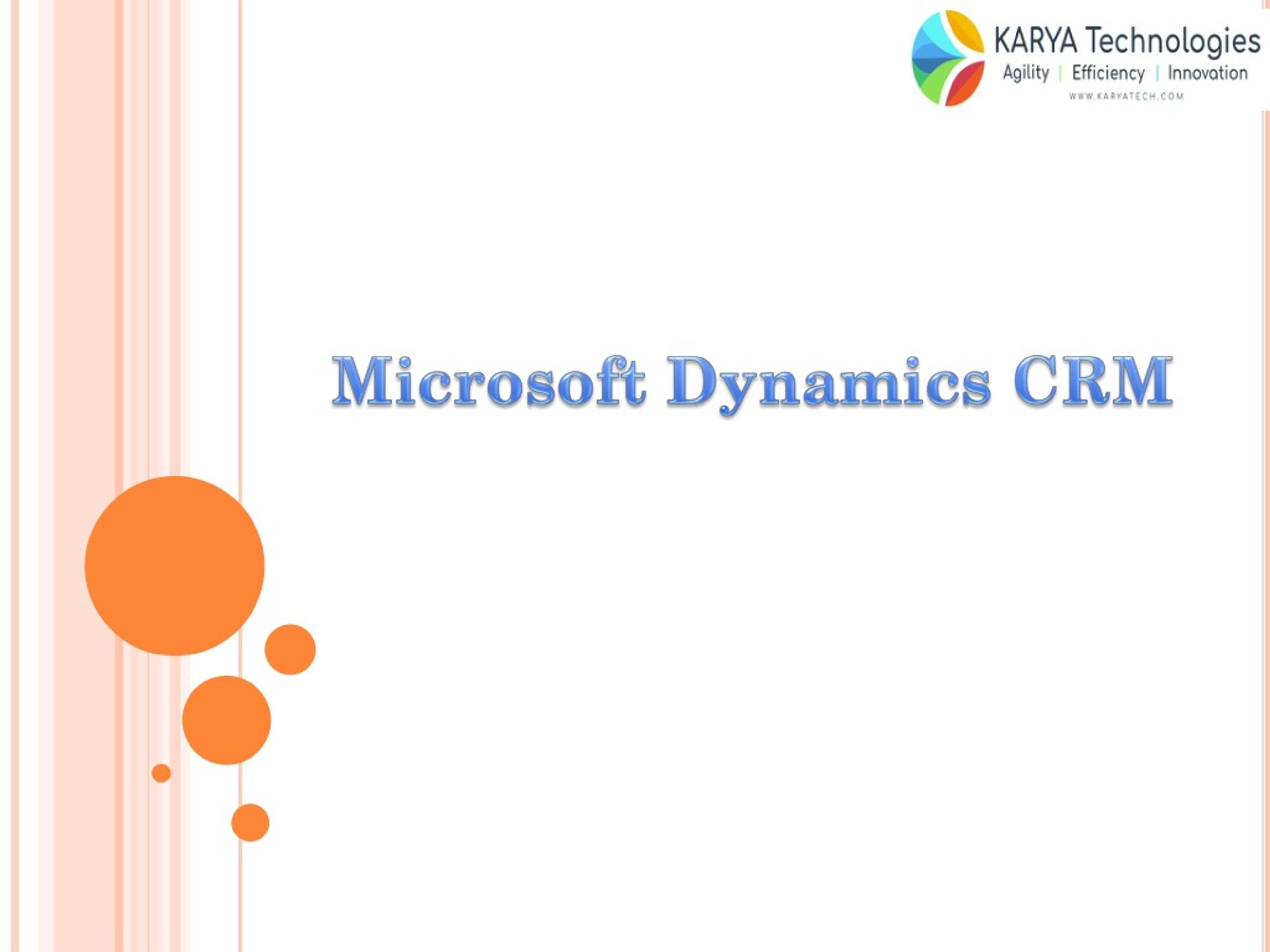 PPT - Microsoft Dynamics CRM PowerPoint Presentation, free download ...
