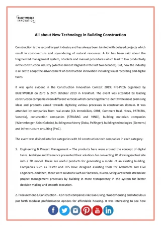 PPT - NEW CONSTRUCTION TECHNOLOGY PowerPoint Presentation, free ...