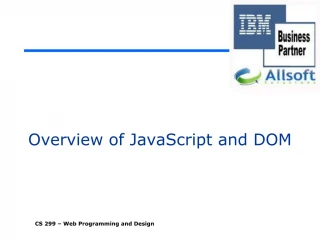 PPT - DOM and JavaScript PowerPoint Presentation, free download - ID ...