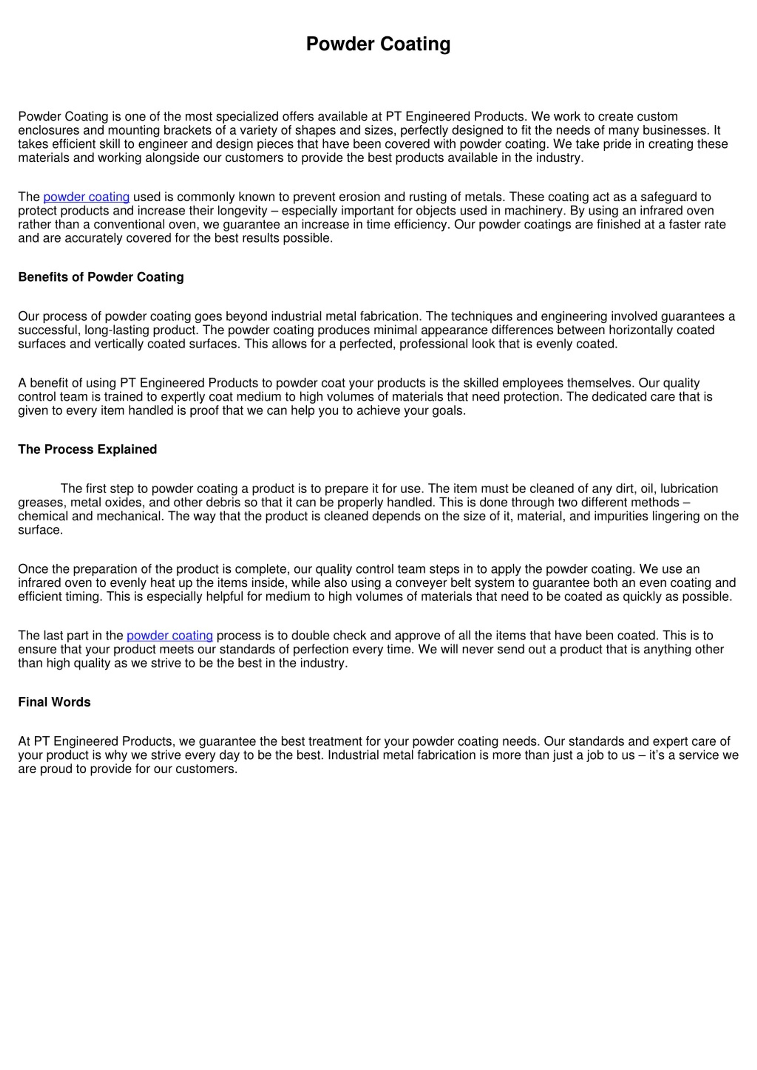 PPT - Powder Coating PowerPoint Presentation, free download - ID:9057719