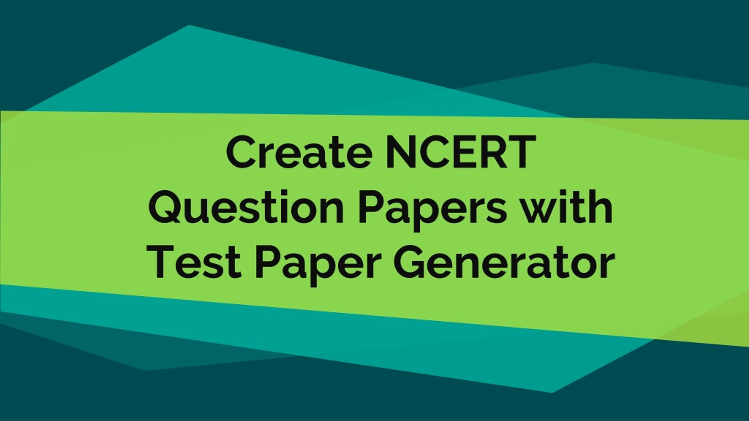PPT - How to create question paper with test paper generator PowerPoint ...