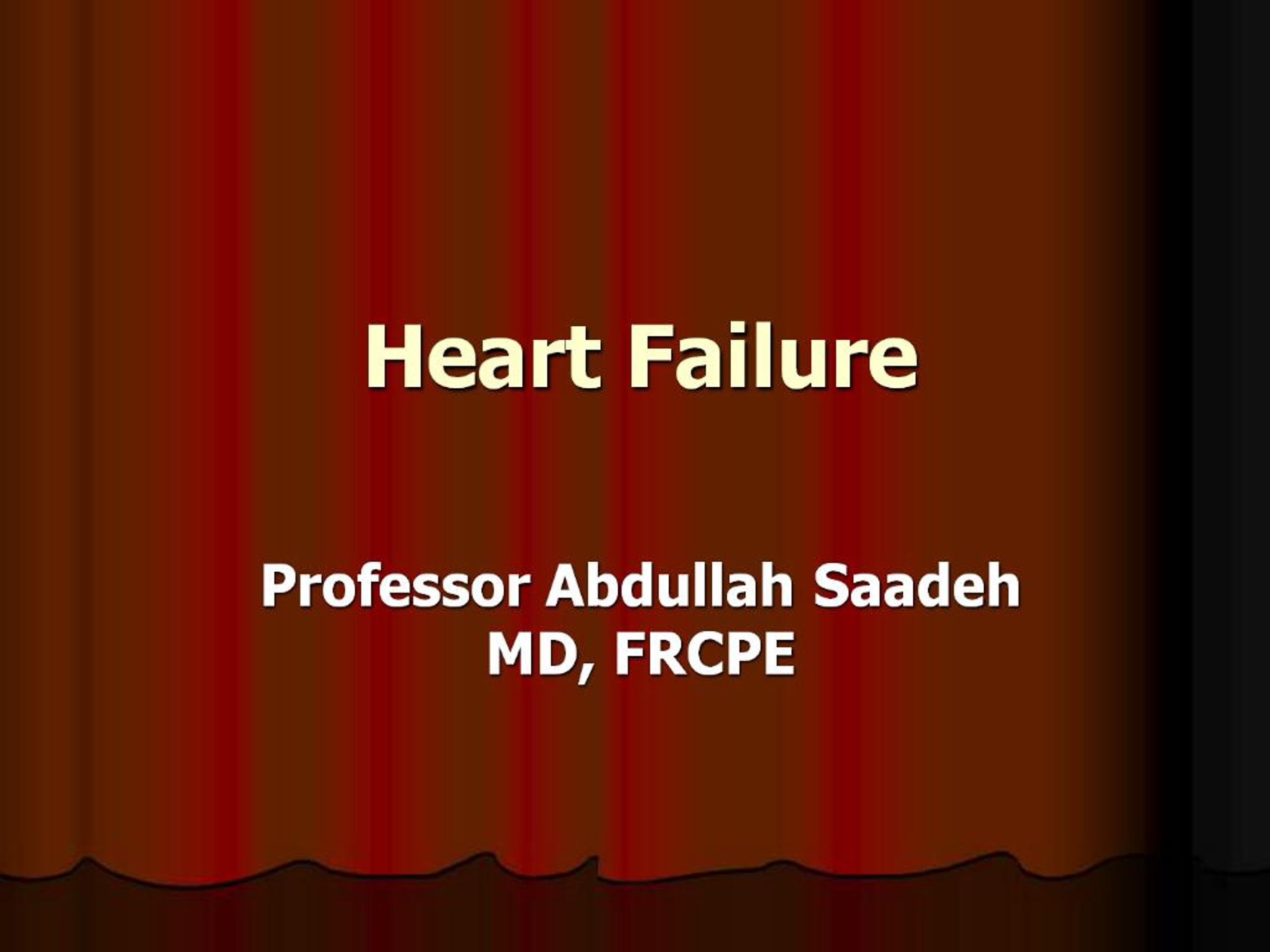 PPT - Heart Failure PowerPoint Presentation, free download - ID:906591