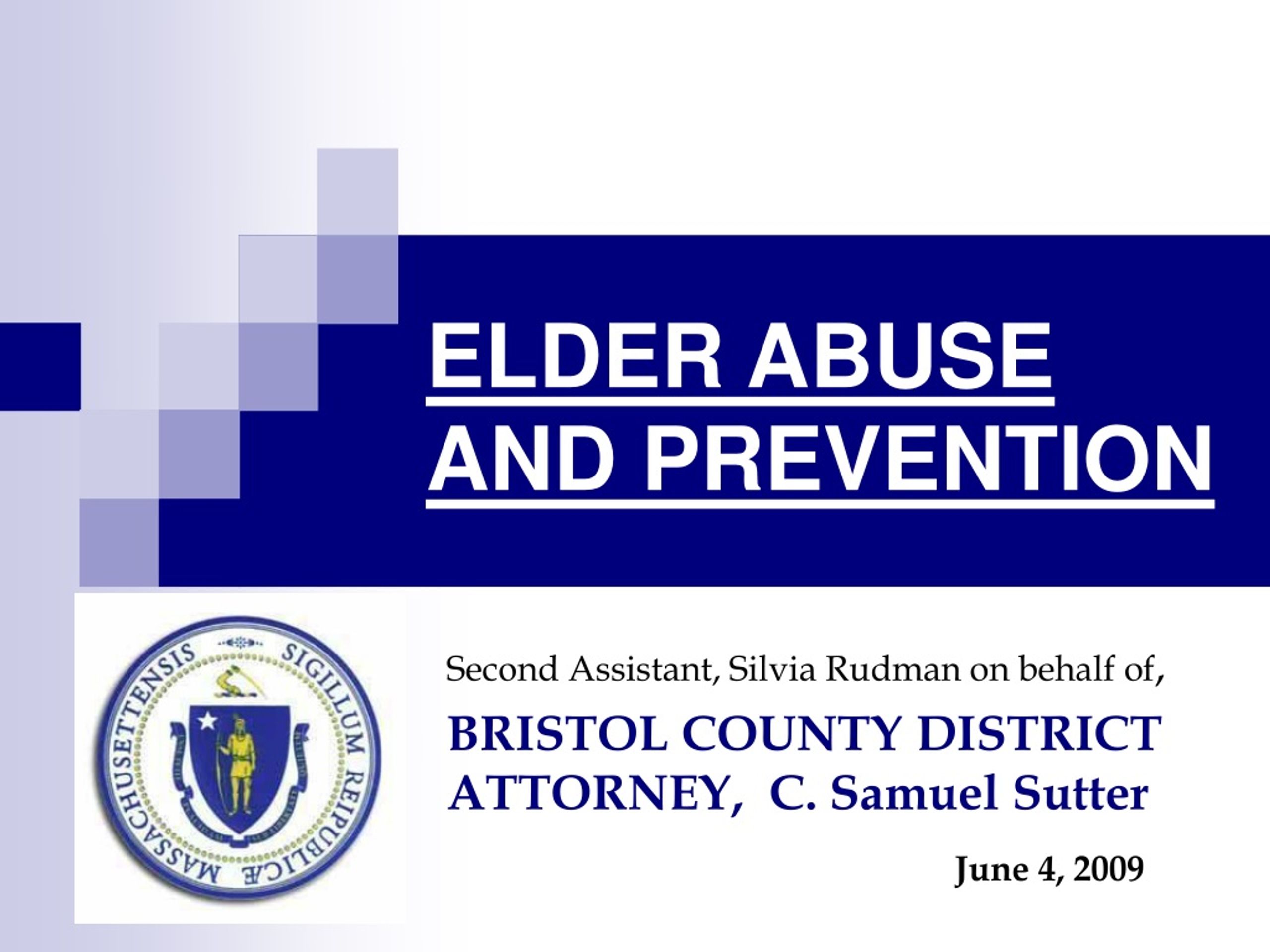 PPT - ELDER ABUSE AND PREVENTION PowerPoint Presentation, free download ...