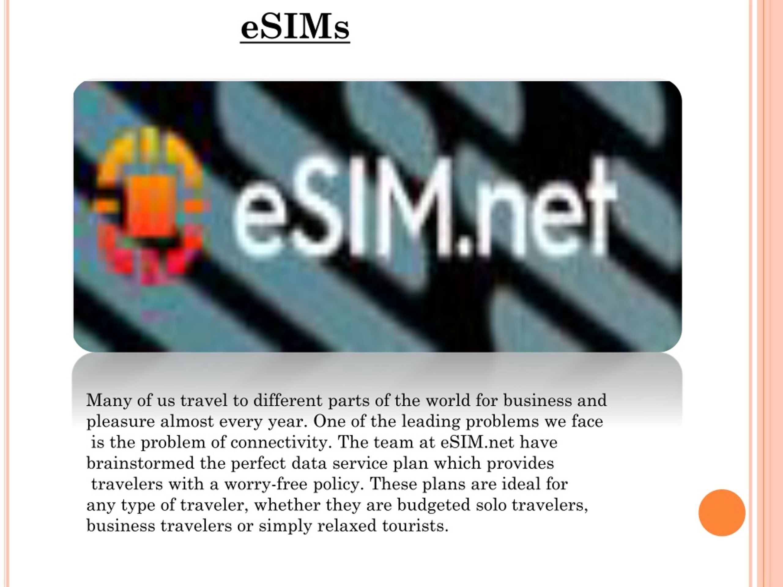PPT - eSIM USA Beats the Network Service Chains PowerPoint Presentation ...