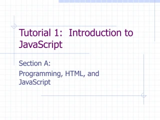 PPT - JavaScript Tutorial For Beginners | JavaScript Training | JavaScript Programming Tutorial ...