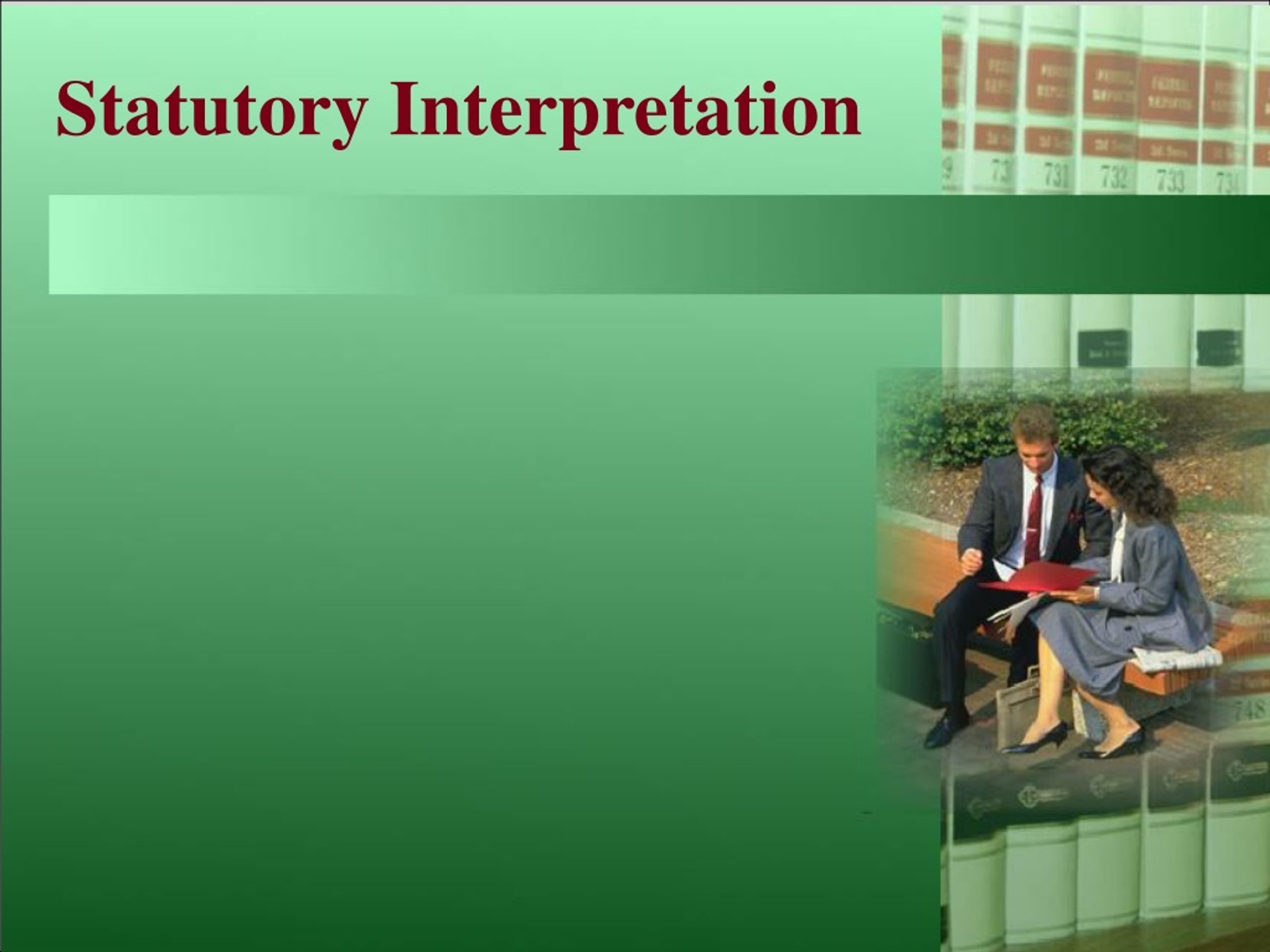 PPT - Statutory Interpretation PowerPoint Presentation, free download ...