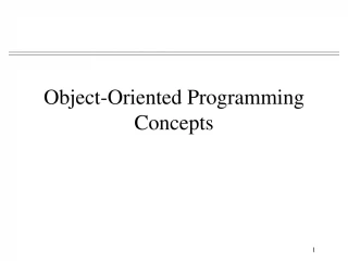 PPT - Object-oriented programming concepts PowerPoint Presentation ...
