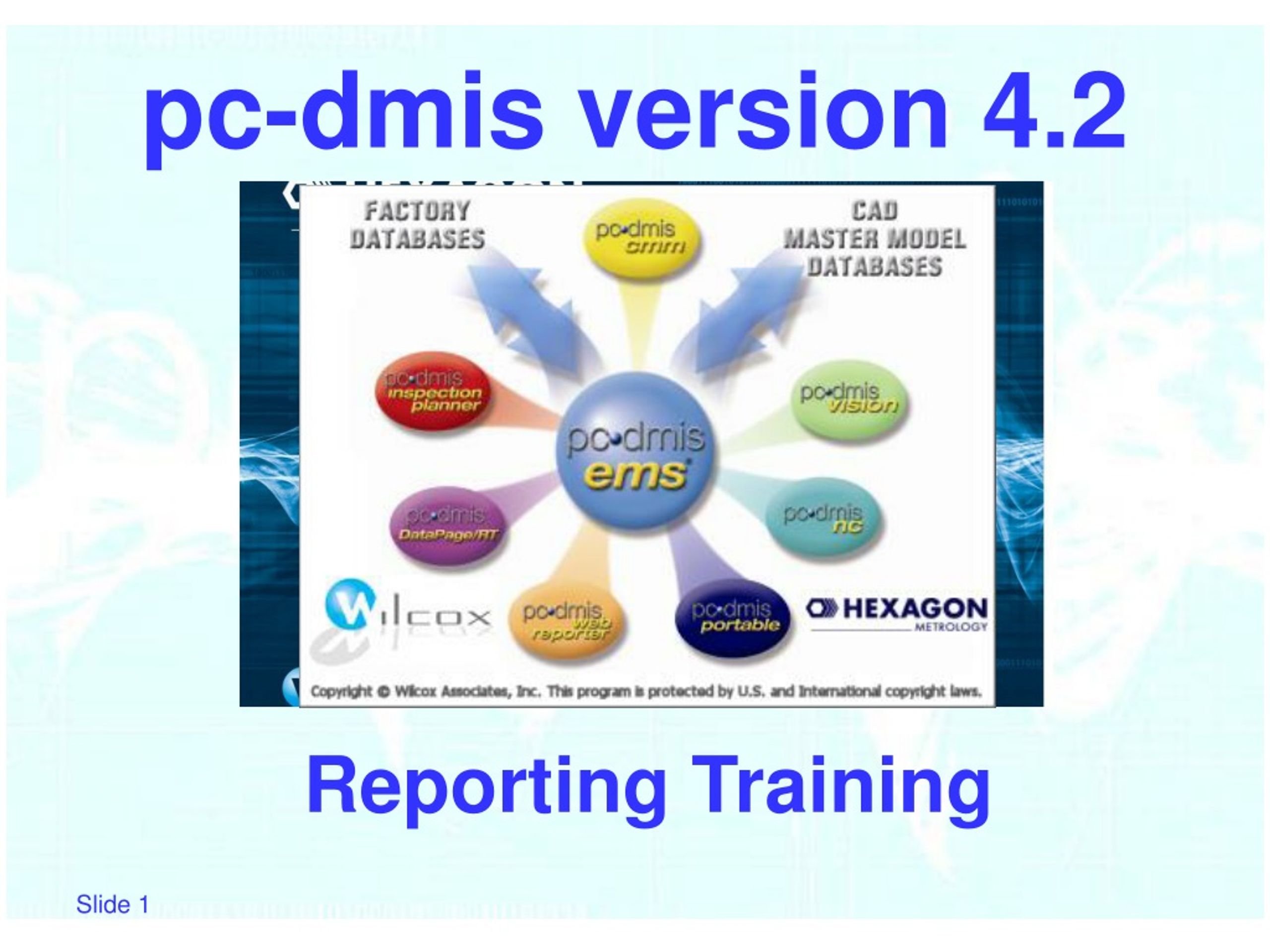PPT - Advanced PC-DMIS Reporting Training Topics PowerPoint ...