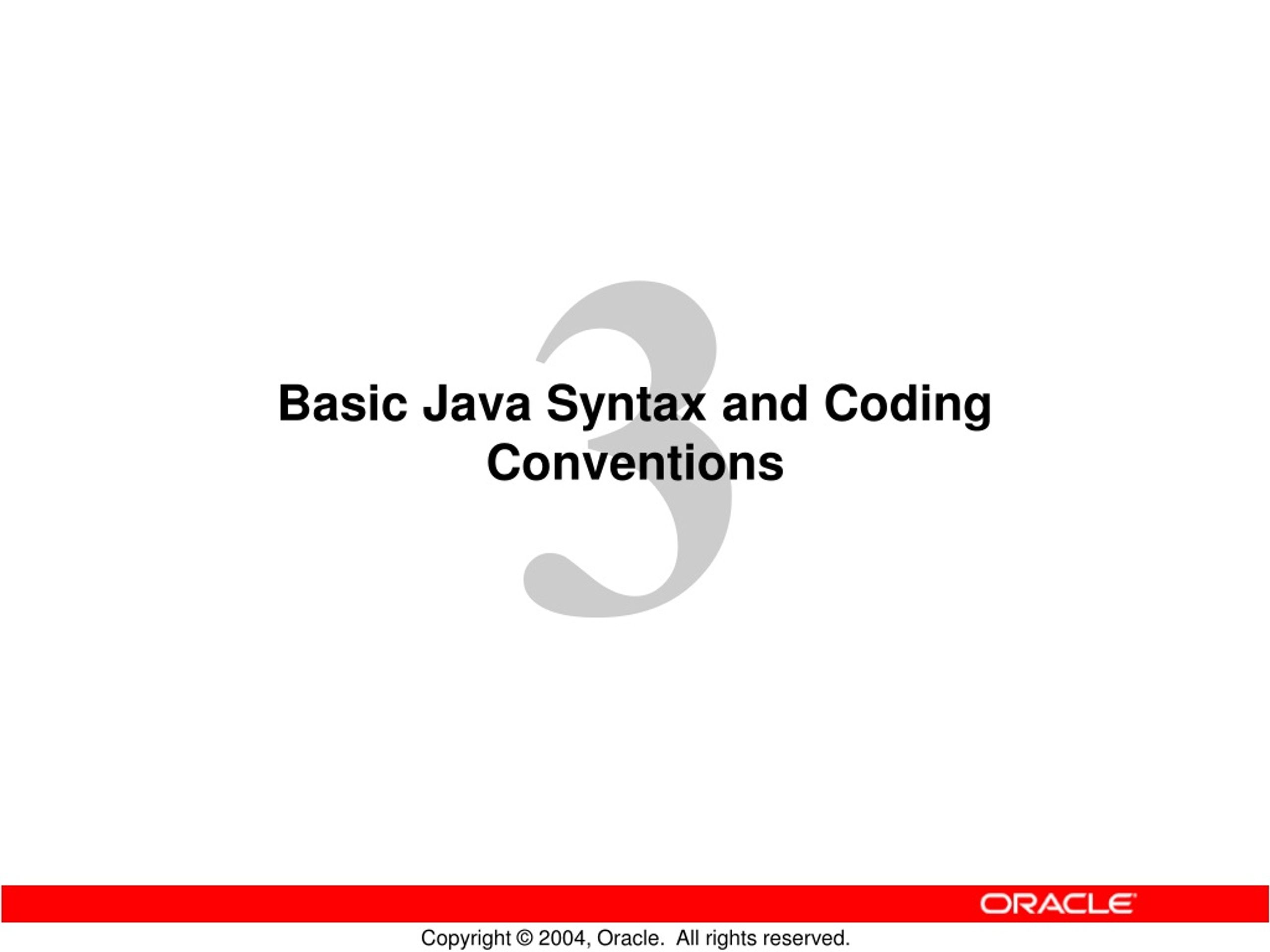 PPT - Java Syntax and Coding Conventions Overview PowerPoint Presentation - ID:9082399