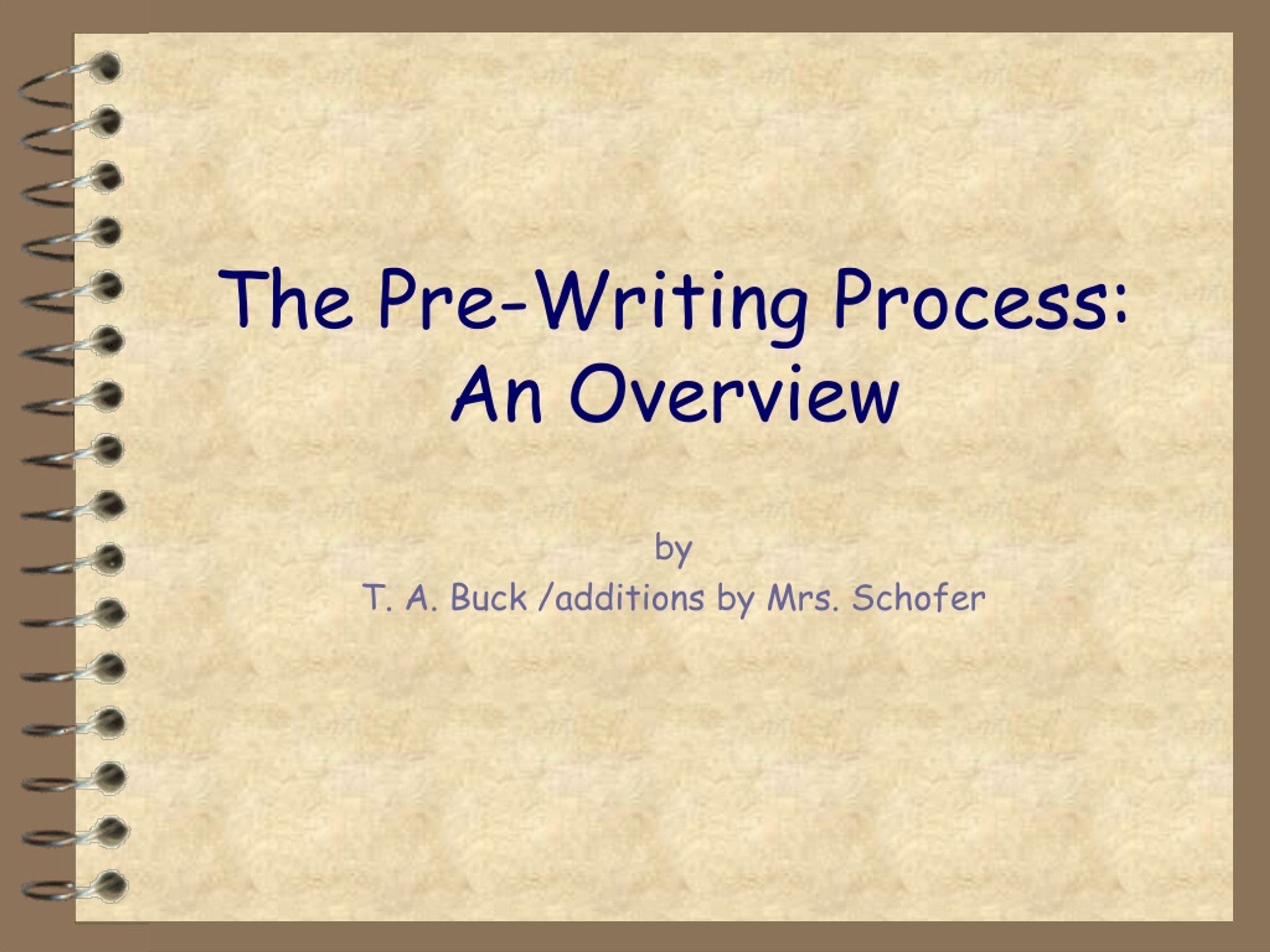 PPT - Mastering Pre-Writing Techniques: Boost Your Writing Skills ...