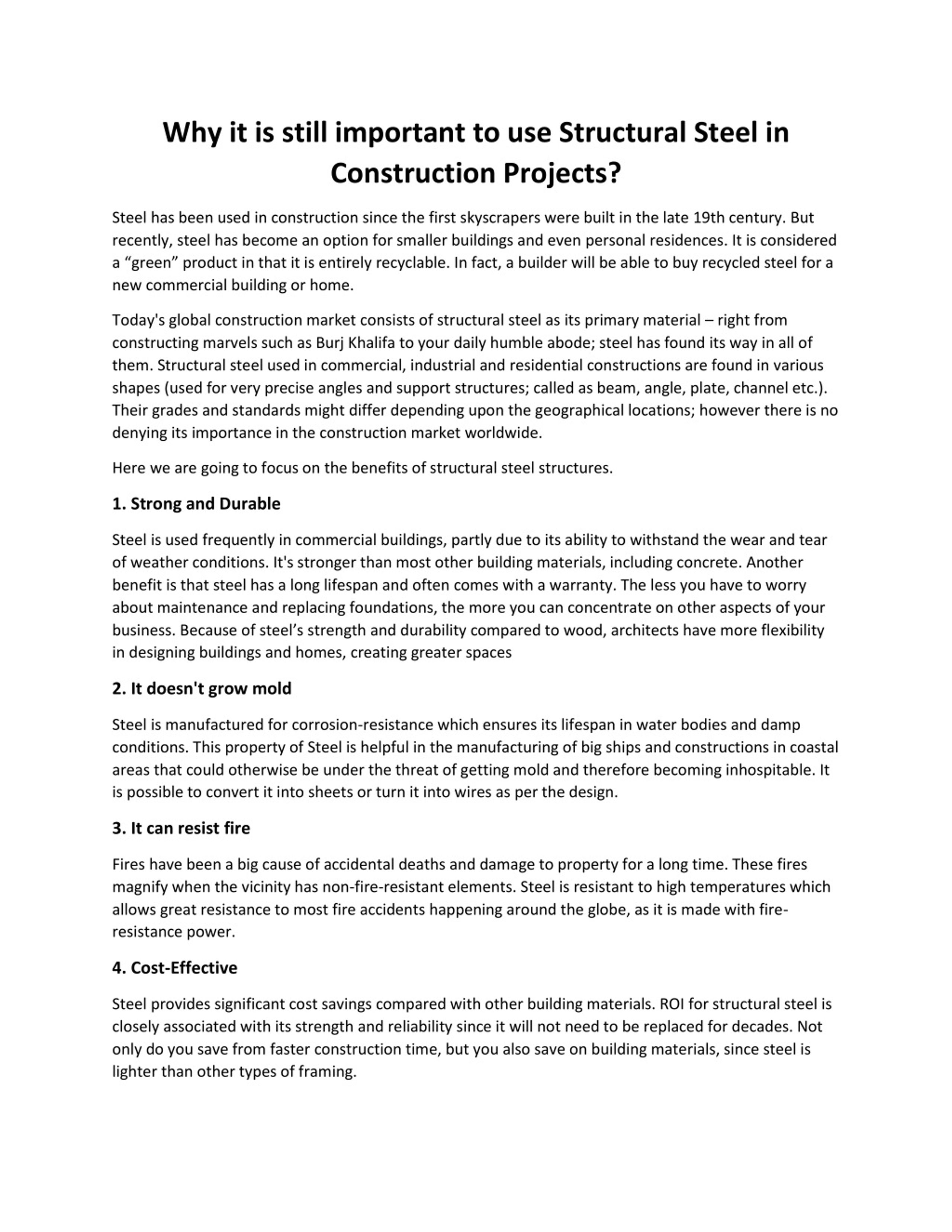 PPT - Structural Steel in Construction Projects PowerPoint Presentation ...