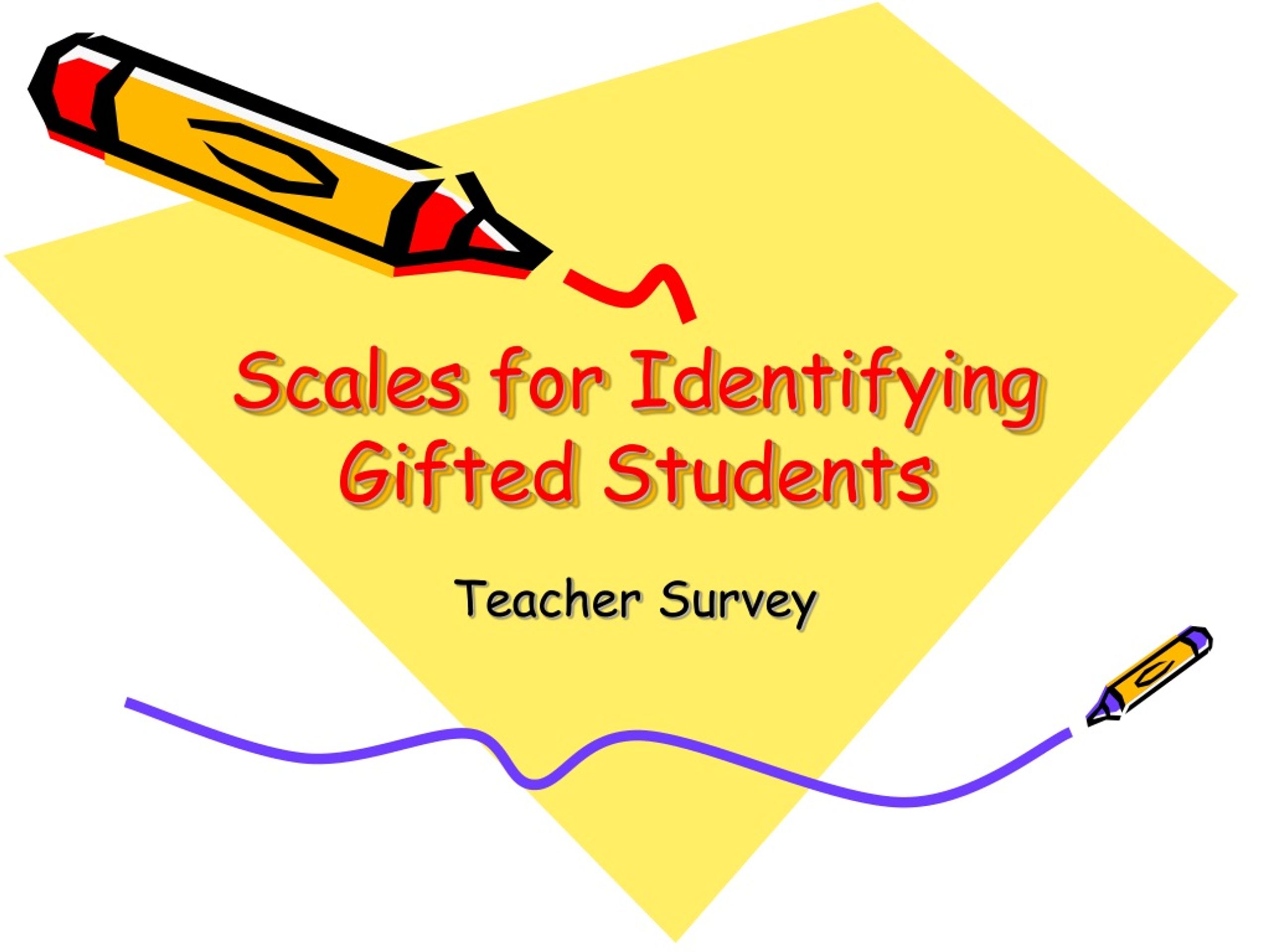 PPT - Scales for Identifying Gifted Students PowerPoint Presentation ...
