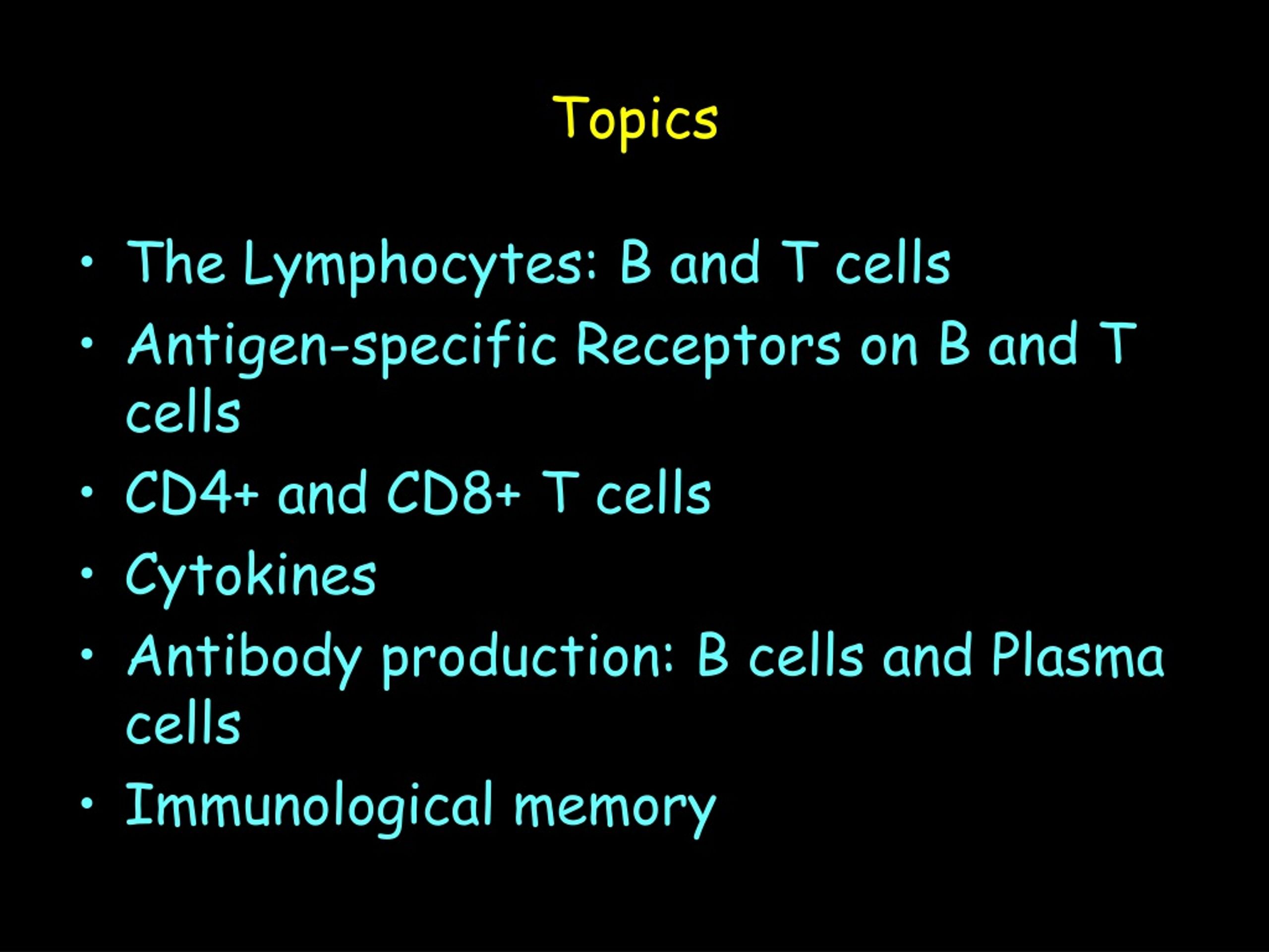 PPT - The Lymphocytes: B and T cells PowerPoint Presentation, free ...