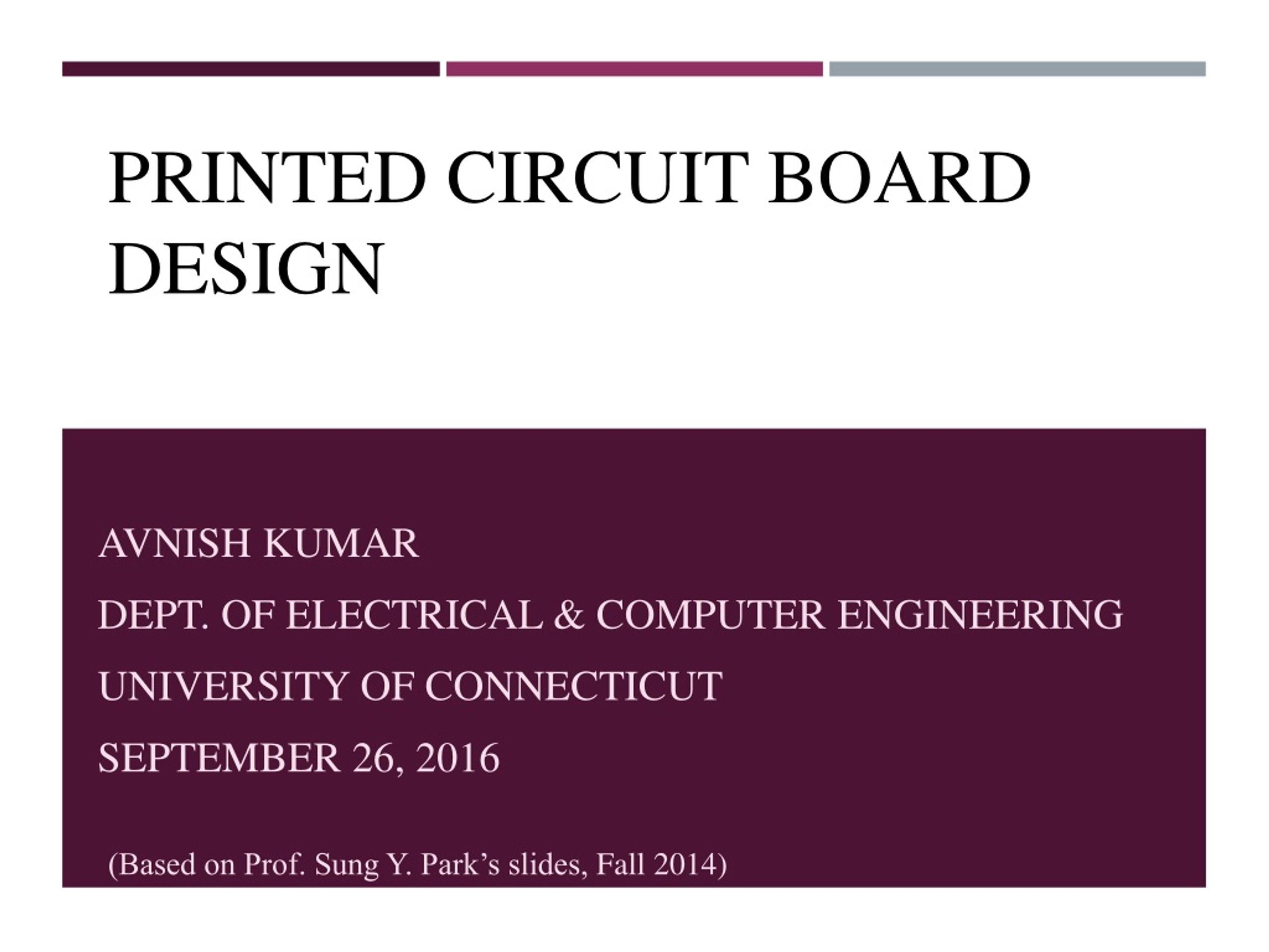 PPT - Printed Circuit Board Design PowerPoint Presentation, free ...